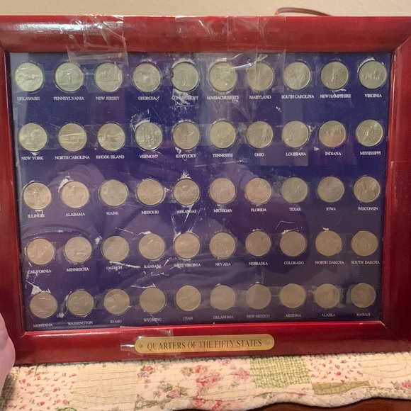 Accents | Fifty States Quarter Collection With Frame | Poshmark